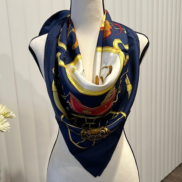 Hermes | Accessories | Authentic Hermes Springs Scarf | Poshmark